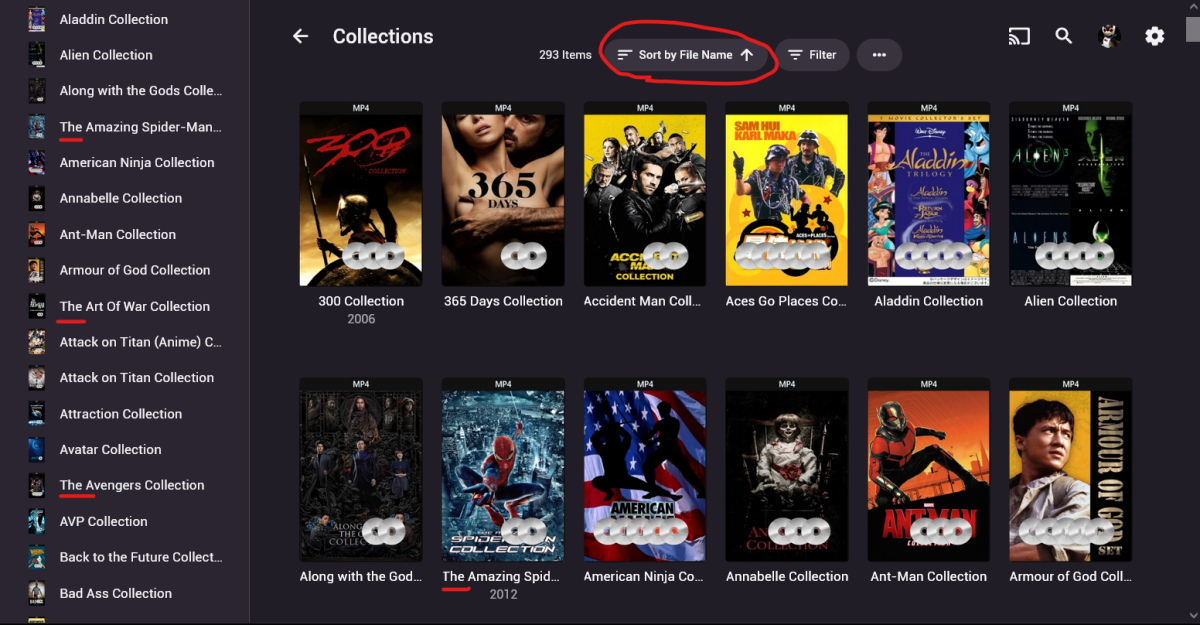 How to configure to setting the sorting of the List Collections ...