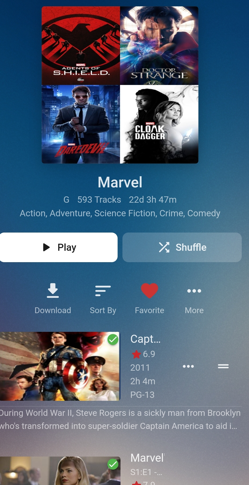 Please fix the playlist view - Android - Emby Community