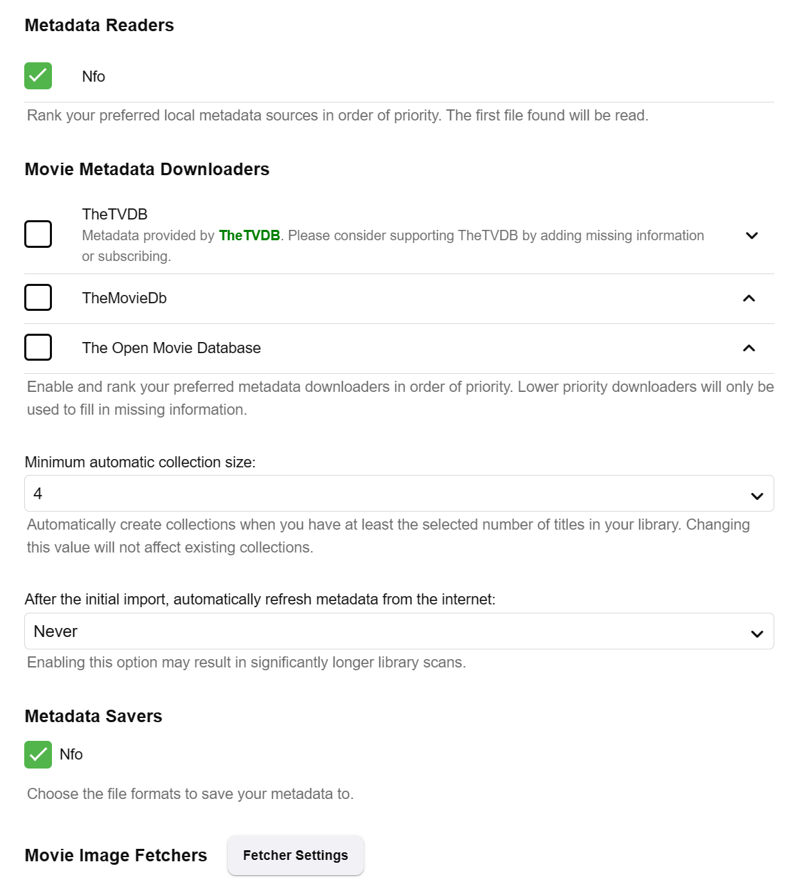 Refreshing Metadata from local NFO - General/Windows - Emby Community