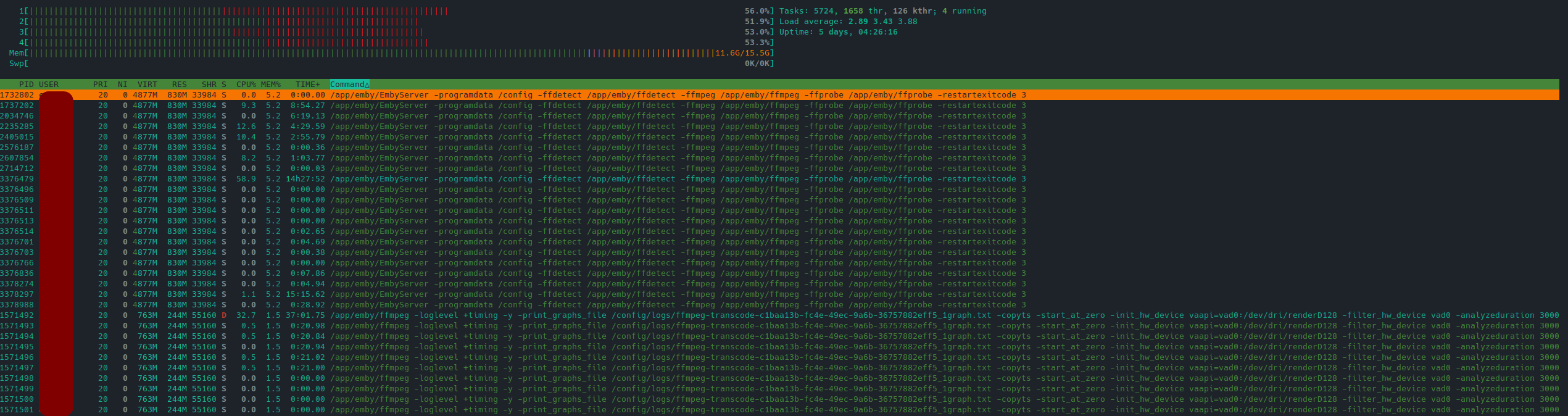 emby/config/transcoding-temp/filename.ts keeps growing in size - Linux - Emby Community