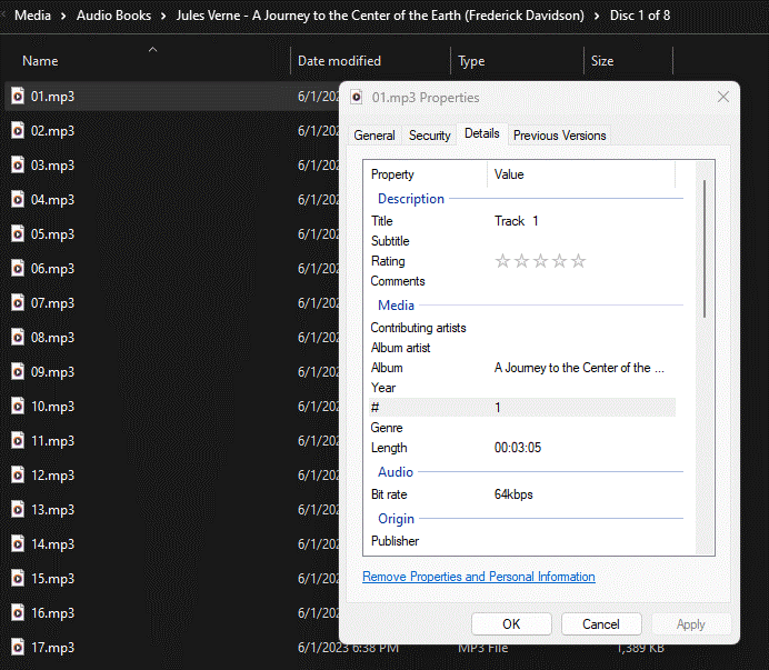 Audio Book Folder Structure? - General/Windows - Emby Community