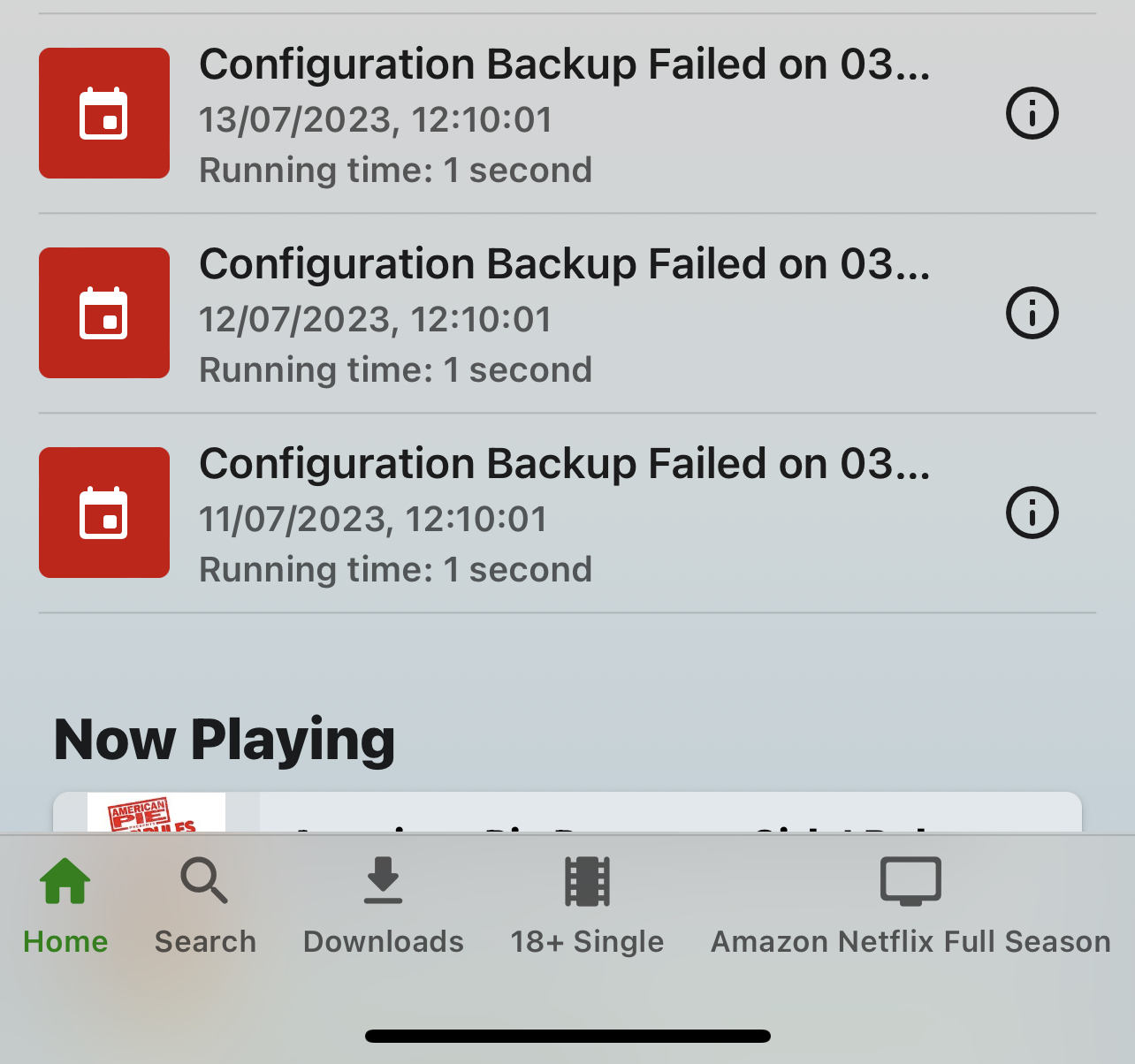 Backup error - General/Windows - Emby Community