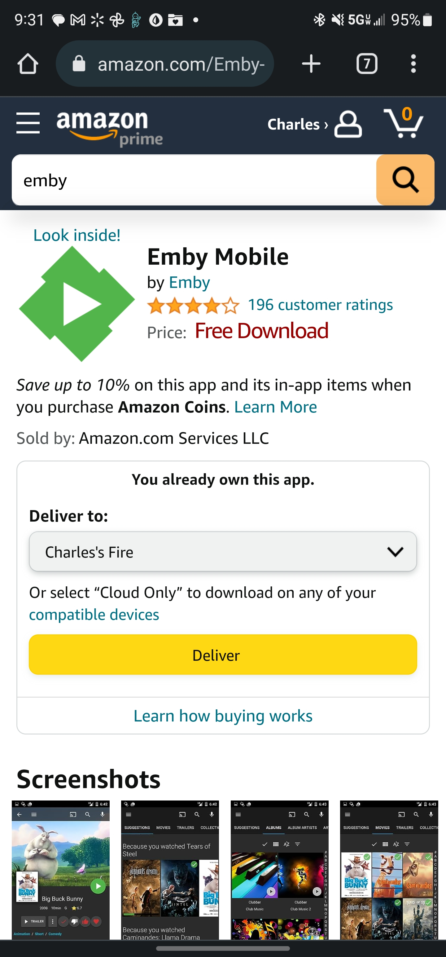 Emby Mobile for Fire Tablet - Android TV / Fire TV - Emby Community
