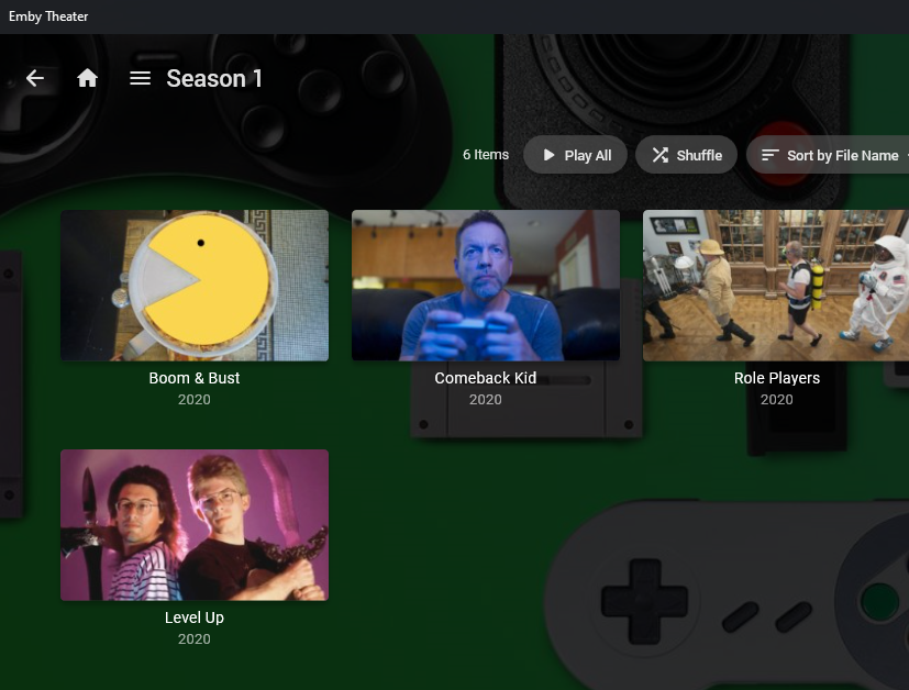 how TV shows are displayed - General/Windows - Emby Community