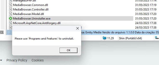 Uninstall Emby Server - General/Windows - Emby Community
