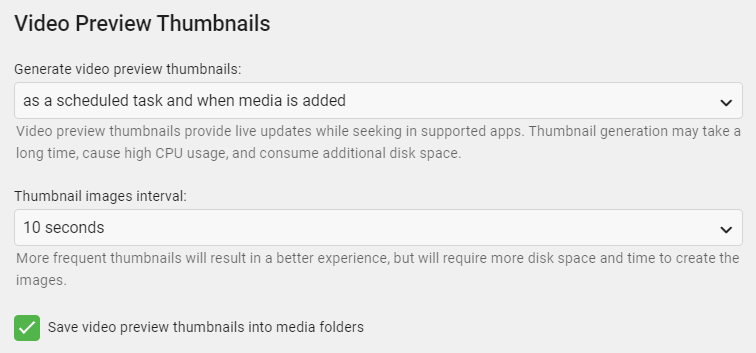 Slow creation of .bif video preview files on N100 ffmpeg issue ...
