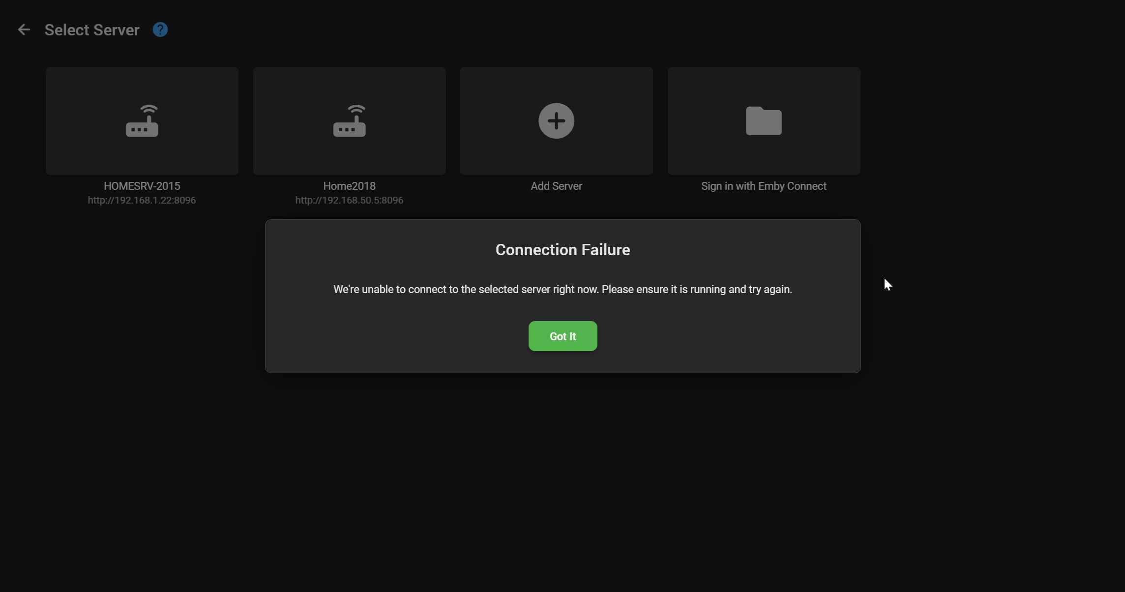 Having problems getting to Library settings after adding a New Movie - Web App - Emby Community
