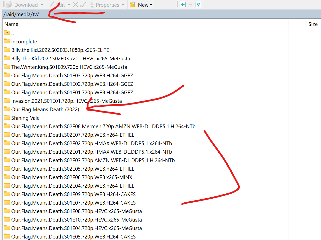 How to keep folder structure and file names and not using Emby TV ...