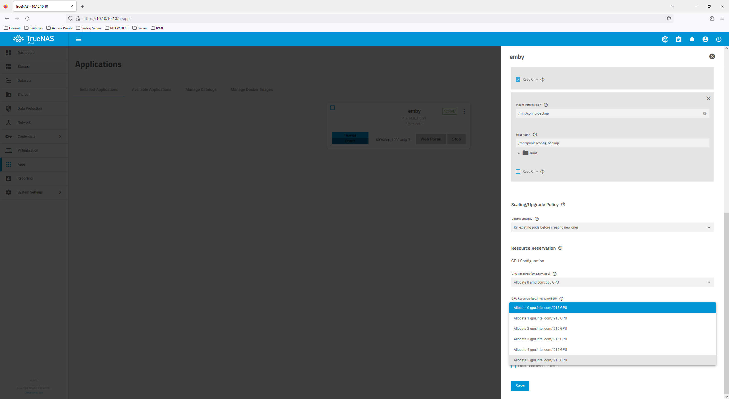 TrueNAS SCALE: Hardware assisted transcoding with emby - Linux - Emby ...