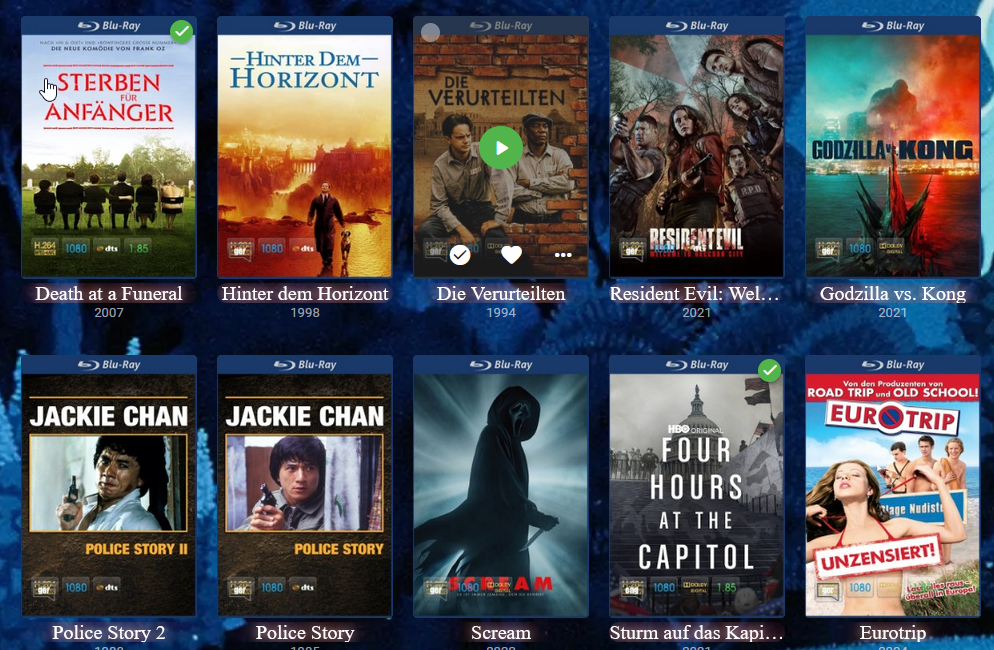 Main posters are displayed on overview with set placeholder - General/Windows - Emby Community