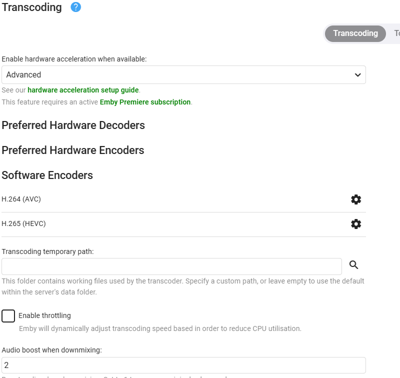 Intel® Core™ i9-13900 and HW encoing - Linux - Emby Community