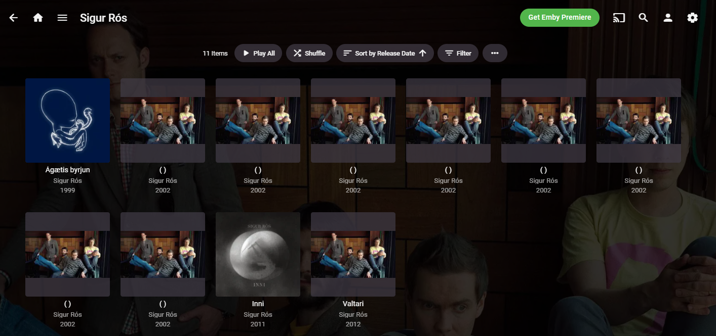 Issue grouping tracks into an album when album name contains no words - General/Windows - Emby ...