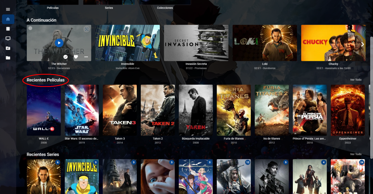 no me muestra las películas agregadas recientemente - General/Windows ...