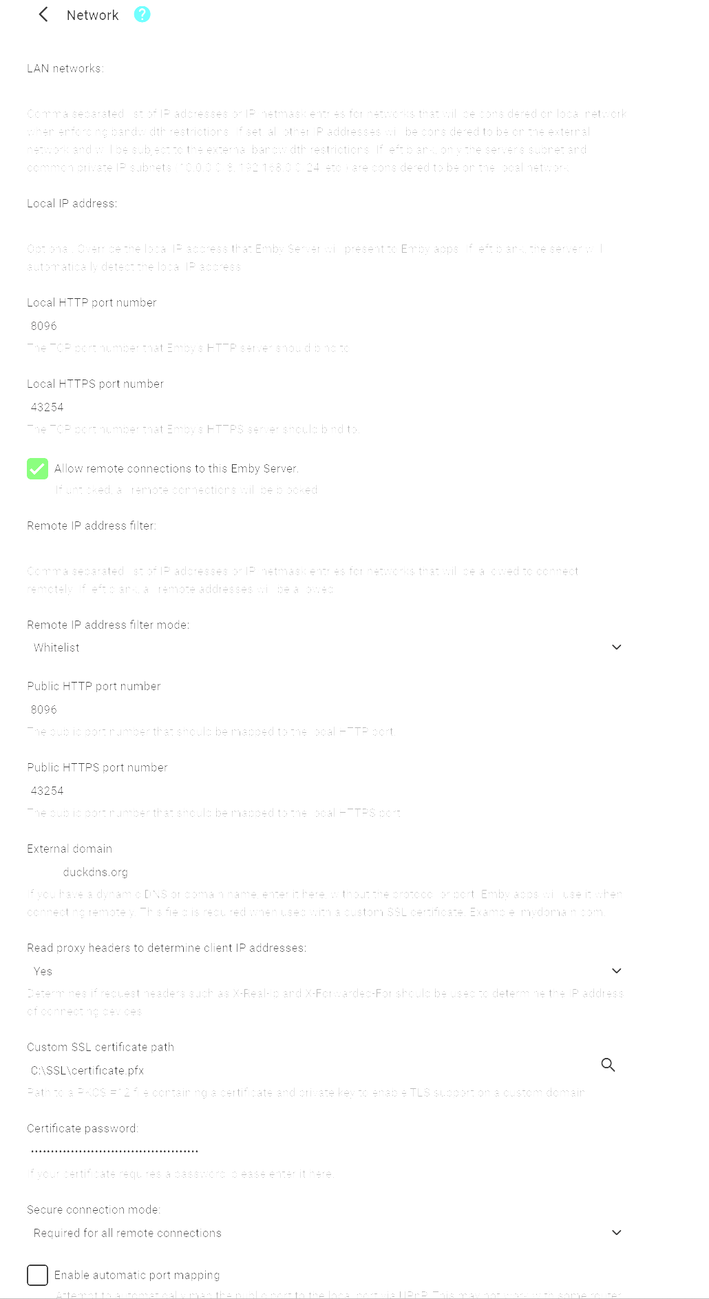SSL unable to connect - General/Windows - Emby Community SSL unable to connect - General/Windows - Emby Community