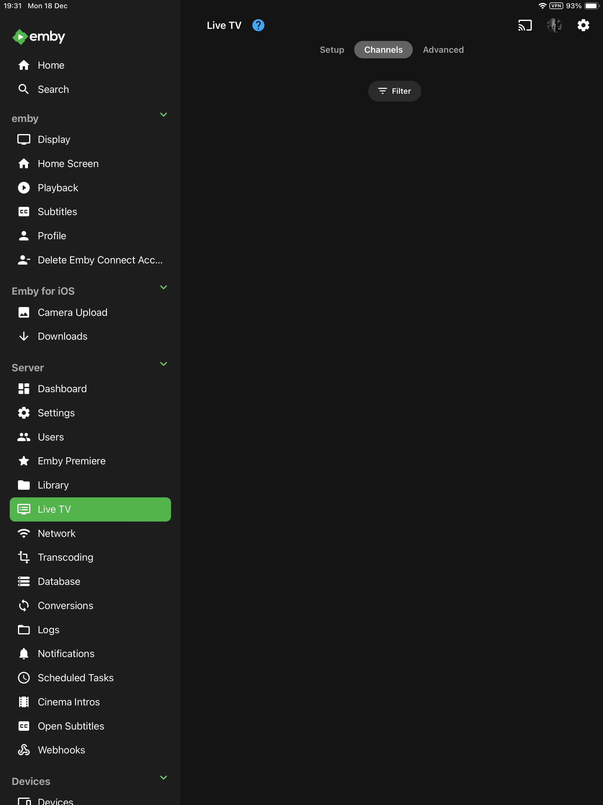 TV Guide - Live TV - Emby Community