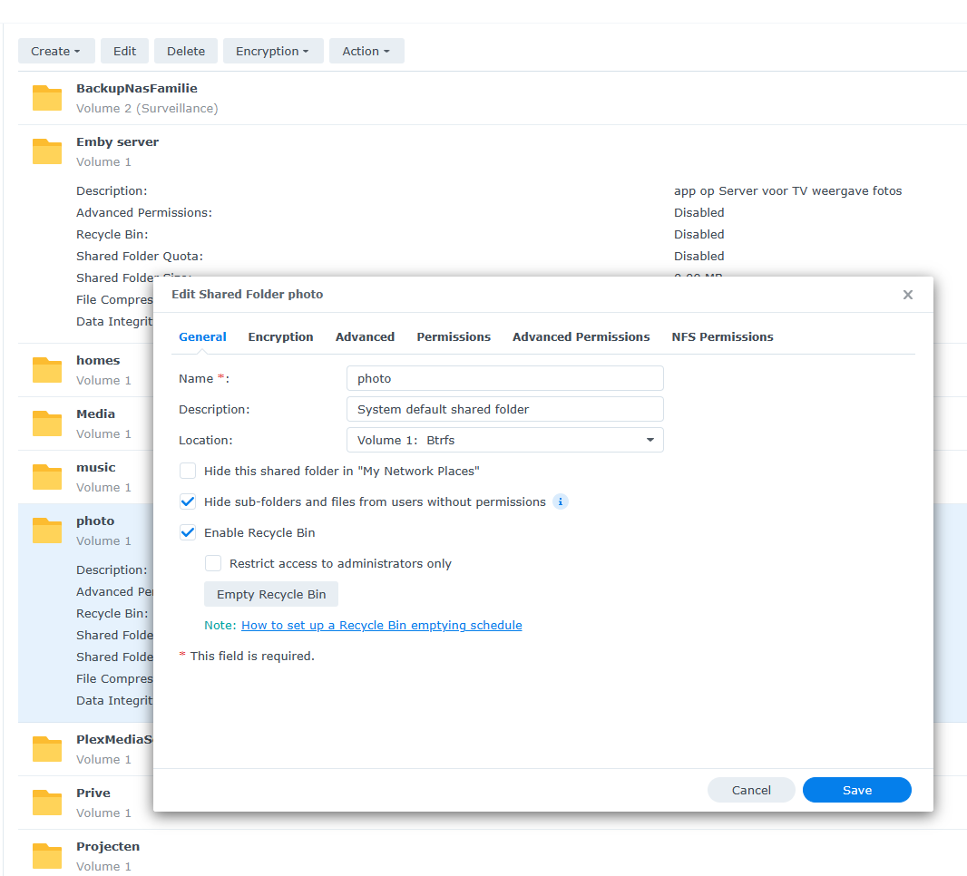 Scan Library gives no results - Synology - Emby Community