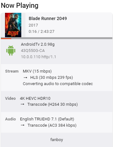 How to Direct Stream / Force TrueHD to transcode? - Android TV / Fire TV - Emby Community