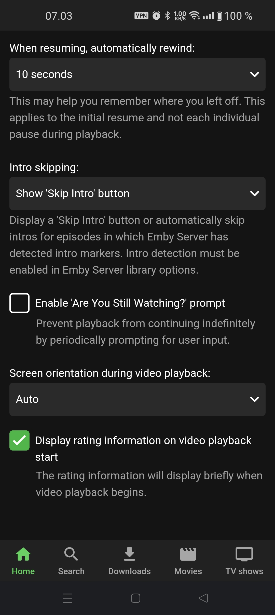 can we set the auto-skip time for each show? - General/Windows - Emby ...
