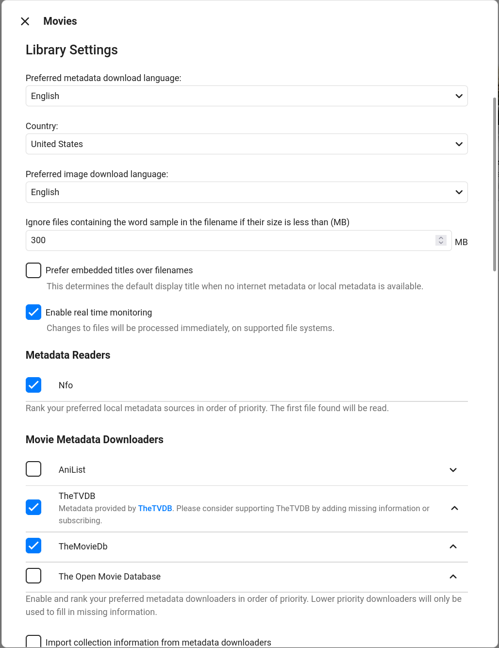 Media browsing thumbnail questions - General/Windows - Emby Community