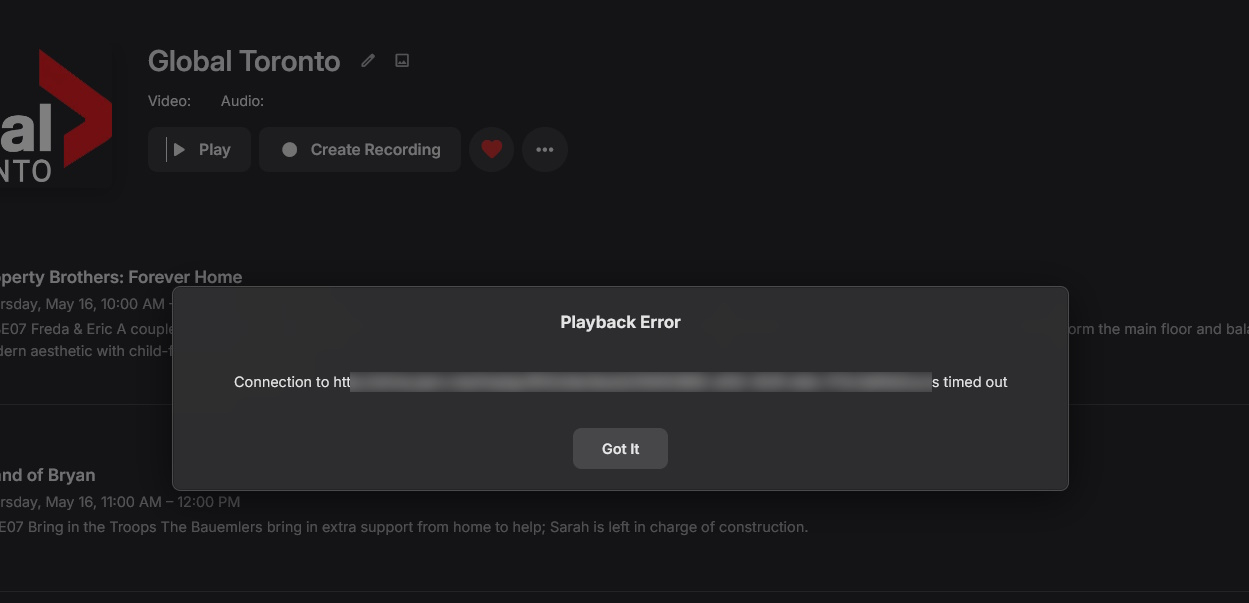 LiveTV Timeout Error Showing IPTV Provider URL, User and Password ... LiveTV Timeout Error Showing IPTV Provider URL, User and Password ...