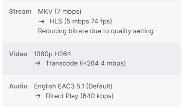 Server is always transcoding when remotely watching - FreeBSD - Emby Community