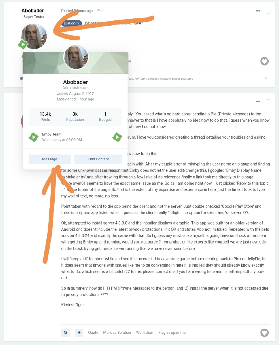 Need help to change my display name - Non-Emby General Discussion - Emby Community