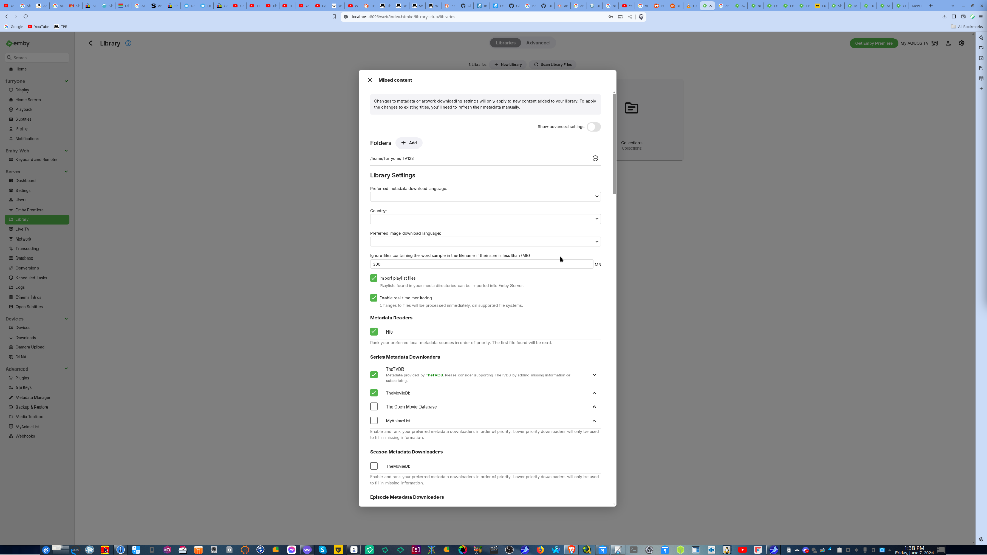 Only see video thumbnails displayed - no files names shown - General/Windows - Emby Community