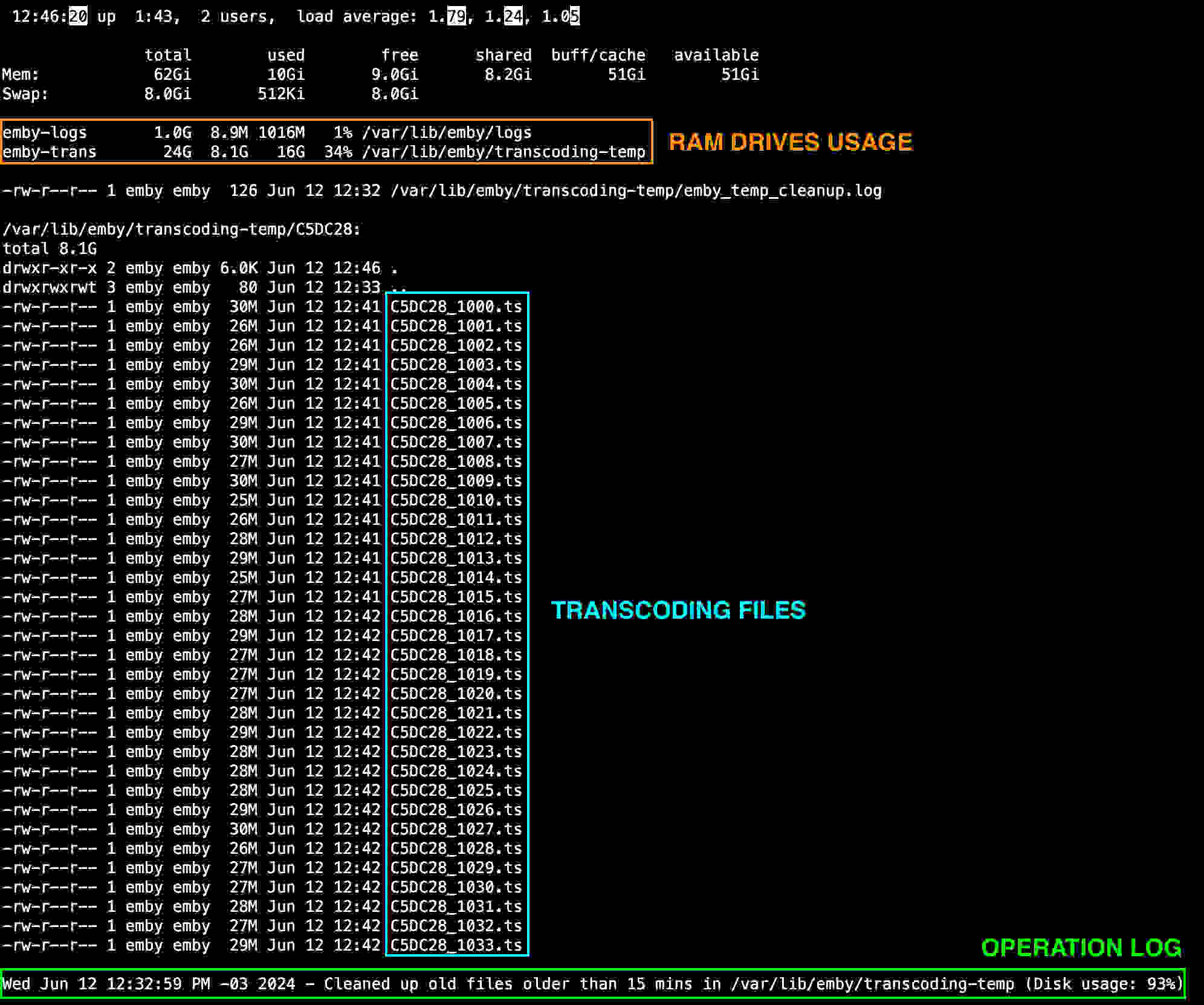 EMBY TRANSCODING AND LOGS TO RAMDRIVE TUTORIAL - FULL GUIDE - Linux - Emby Community