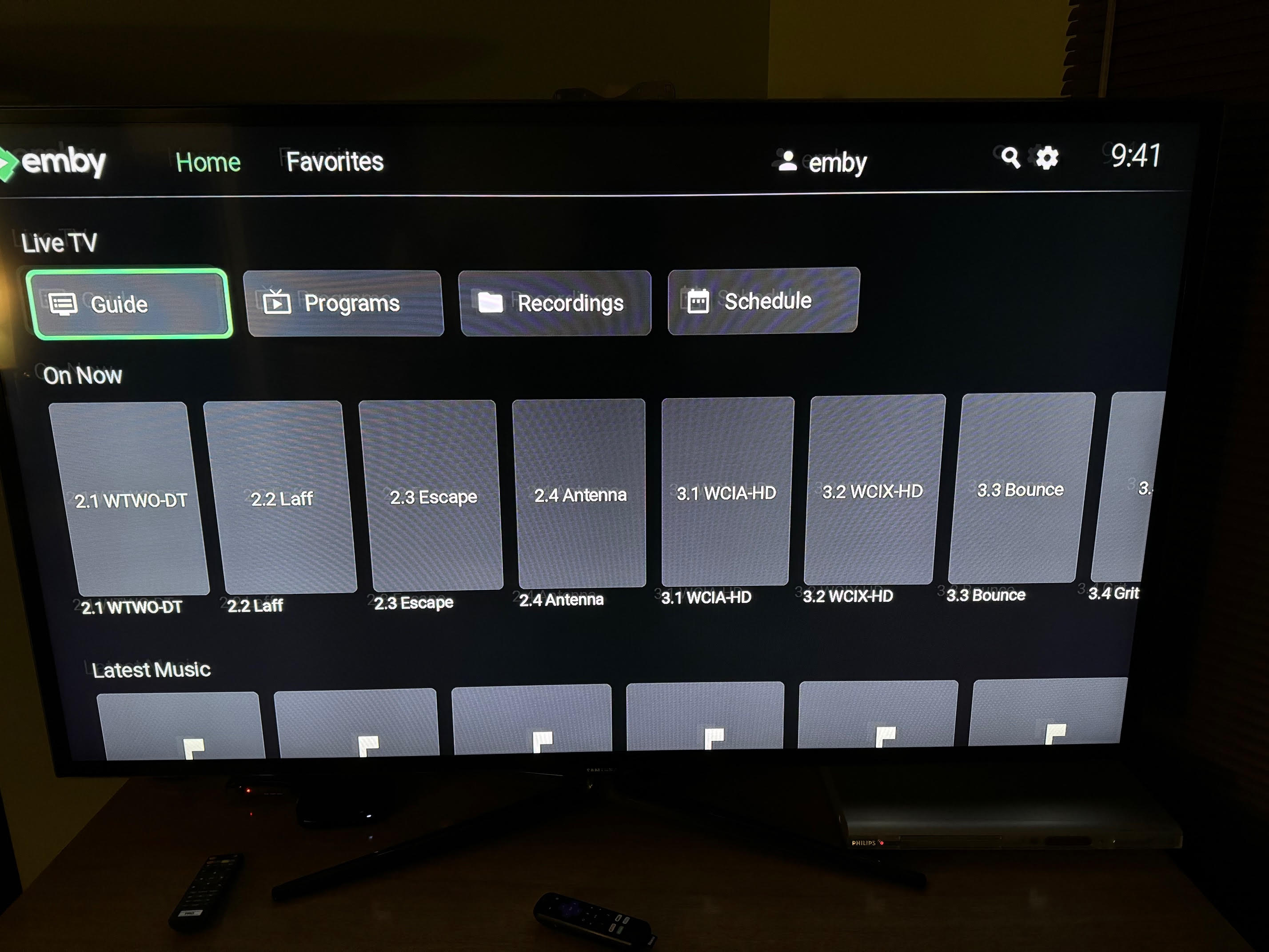 channel numbers are missing in guide - how do I get them back - Synology - Emby Community