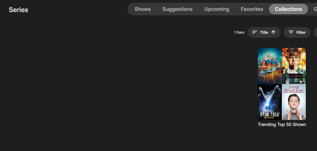 Test - Trakt List To Collections - Plugins - Emby Community