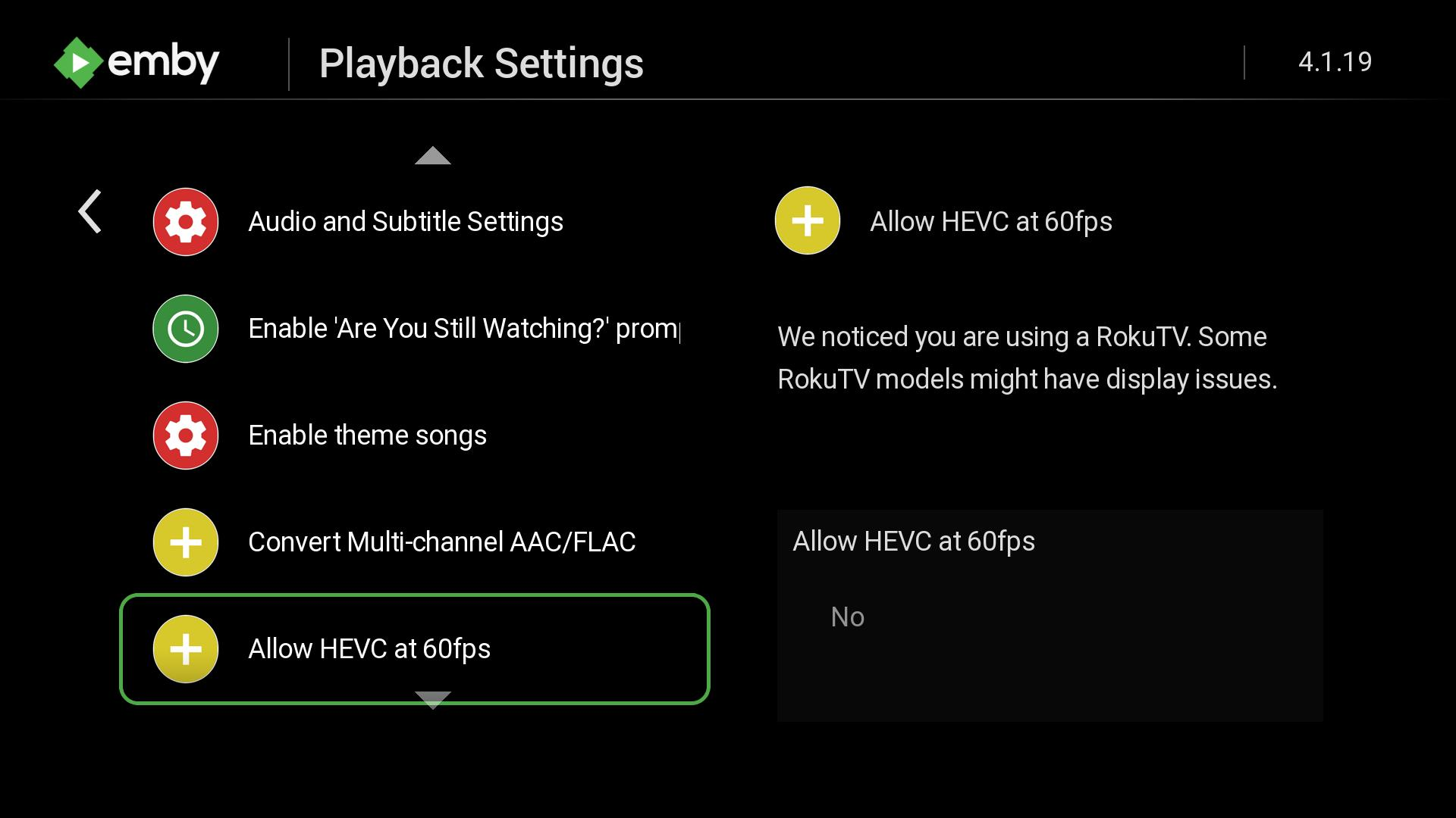 New 4K/60FPS camera - Roku - Emby Community