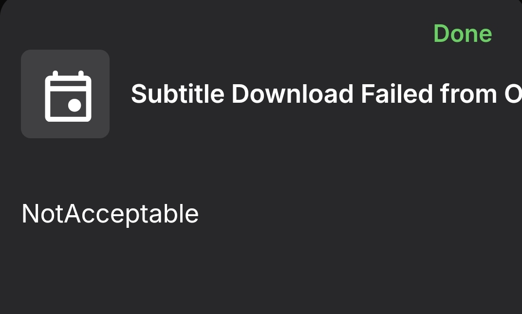 Cannot download subtitles from opensubtitles - General/Windows - Emby Community