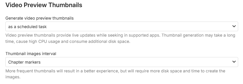 Chapter Thumbnails image extraction finishes halfway - Missing images - General/Windows - Emby ...