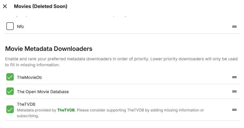 Duplicate media in seperate libraries doesn't populate metadata - General/Windows - Emby Community