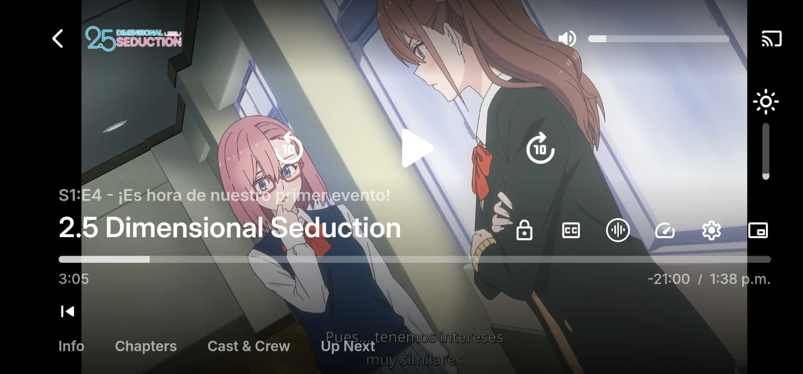 Subtítulos formato ASS disminuye su tamaño en aplicación de teléfono ...