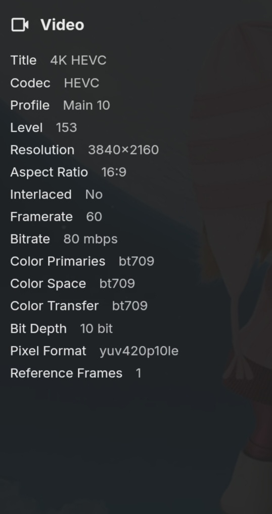 Playing 4K movies - General/Windows - Emby Community