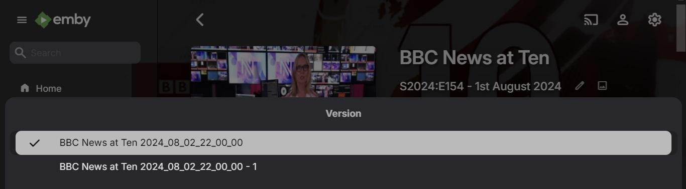 Bug with manual recordings - Linux - Emby Community