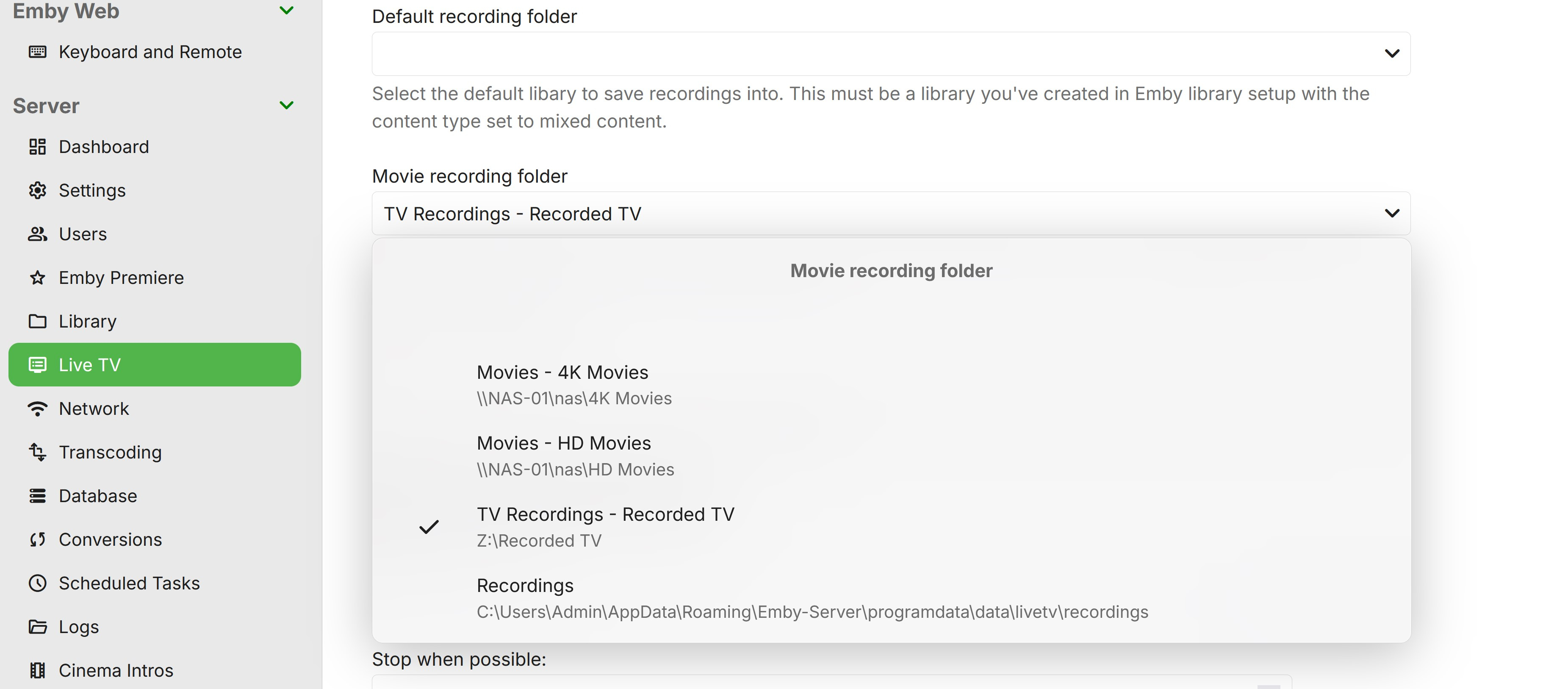 Library keeps returning. - General/Windows - Emby Community
