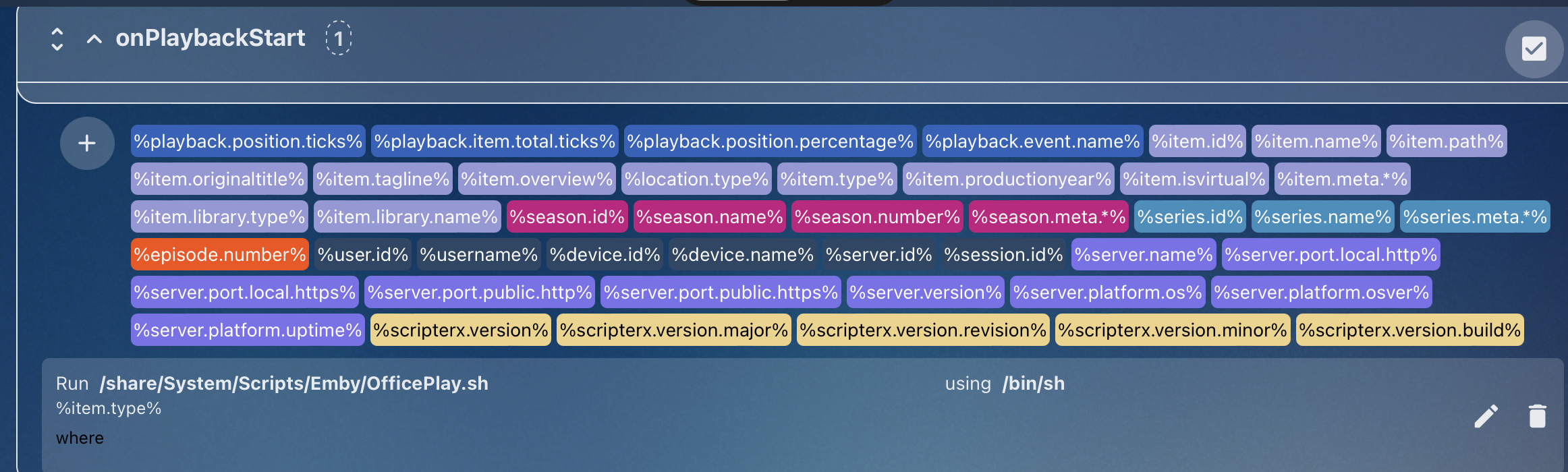 New Plugin - Custom Scripting | Emby ScripterX - Plugins - Emby Community