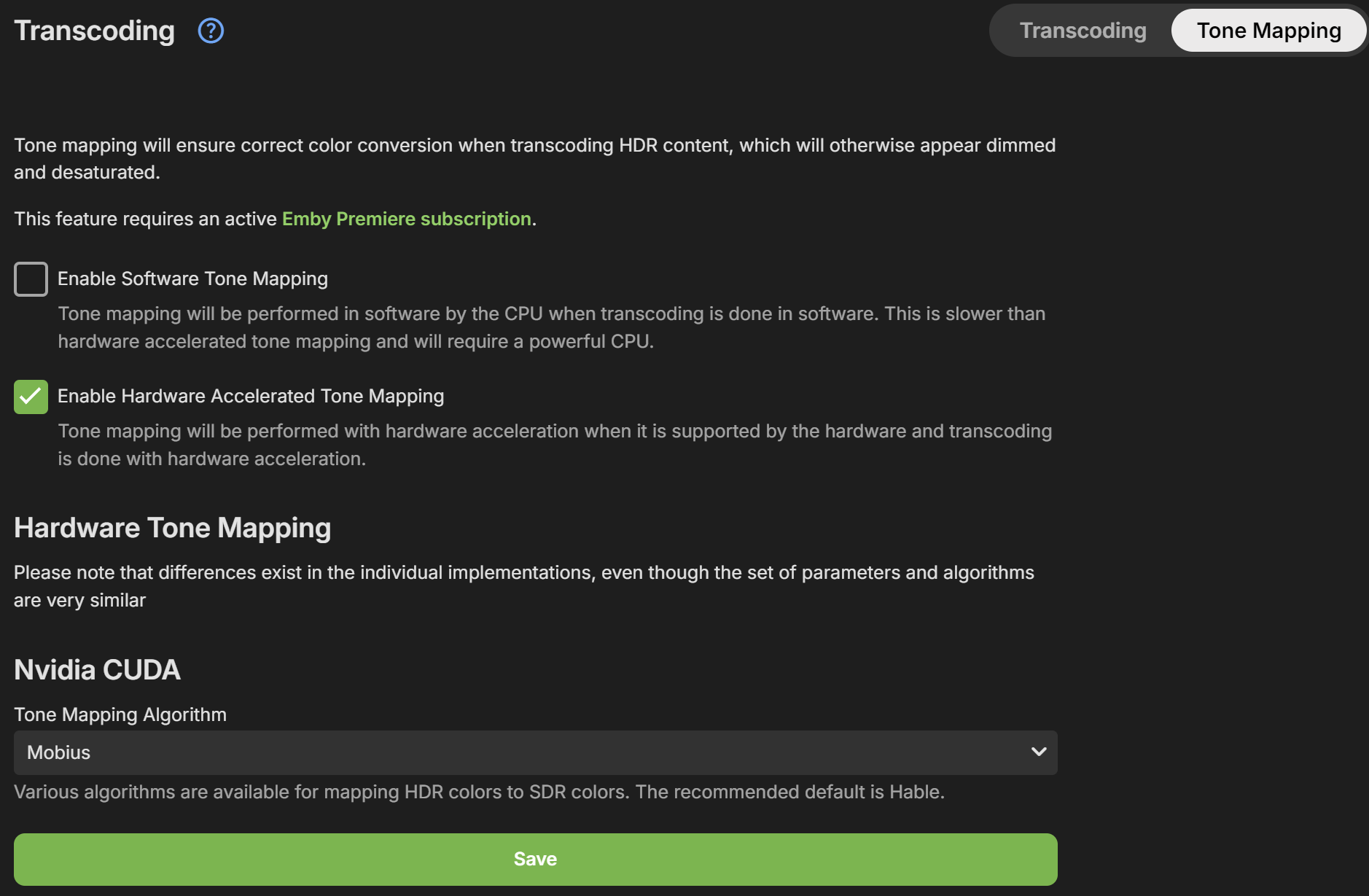 Transcoding question - General/Windows - Emby Community