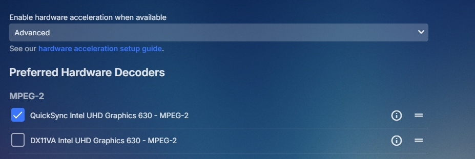 Hardware transcoding stops working after inactvity - General/Windows ...