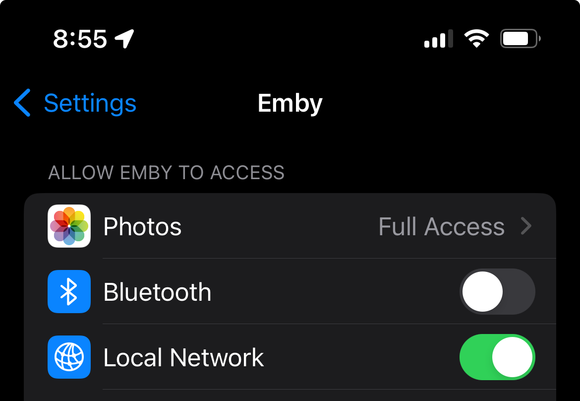 No compatible streams are currently available -- only when on LAN - Apple iOS / macOS - Emby ...