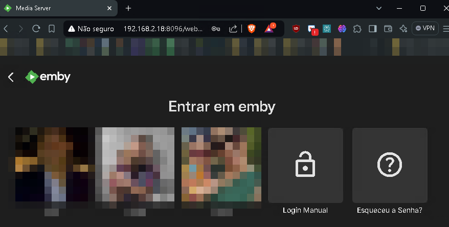 Different login screen on local network and when remote - Web App - Emby Community