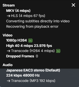 Change hardware transcoding parameters? - General/Windows - Emby Community