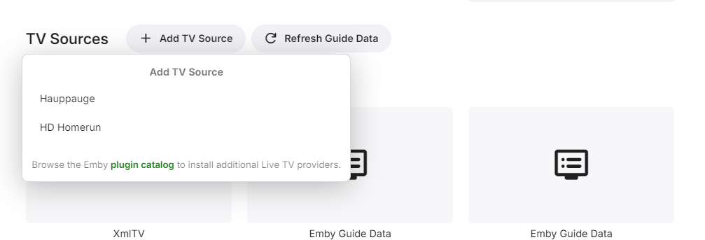 restore default m3u tuner in emby - Live TV - Emby Community