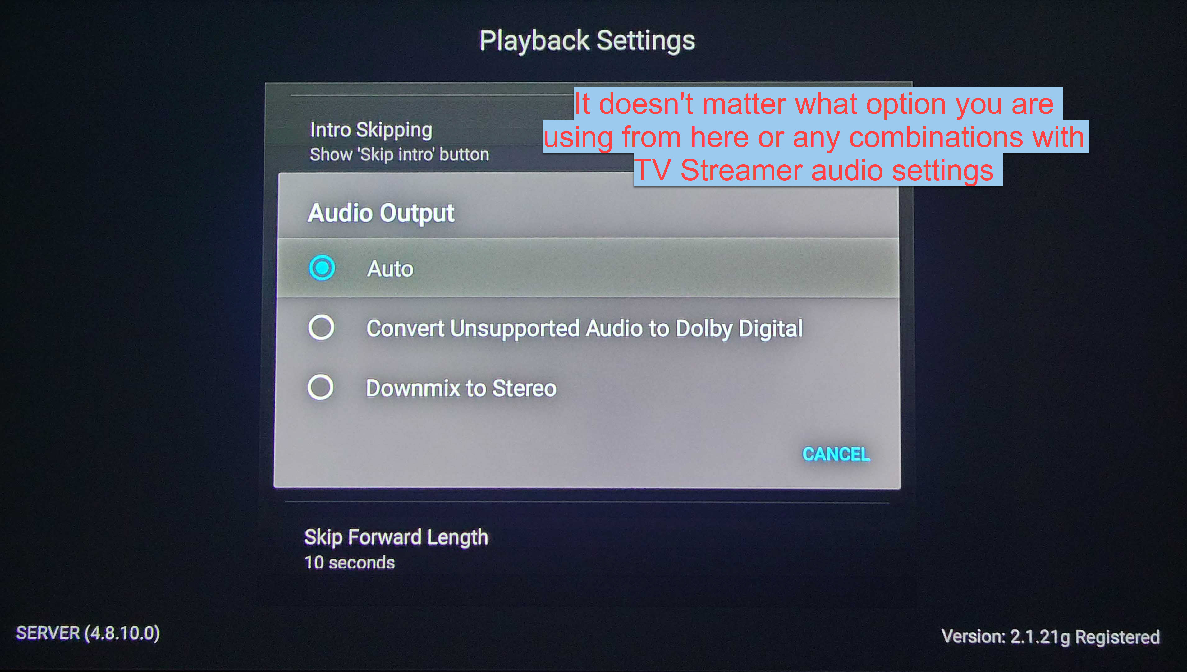 Emby on Google TV Streamer - audio not working - Android TV / Fire TV - Emby Community