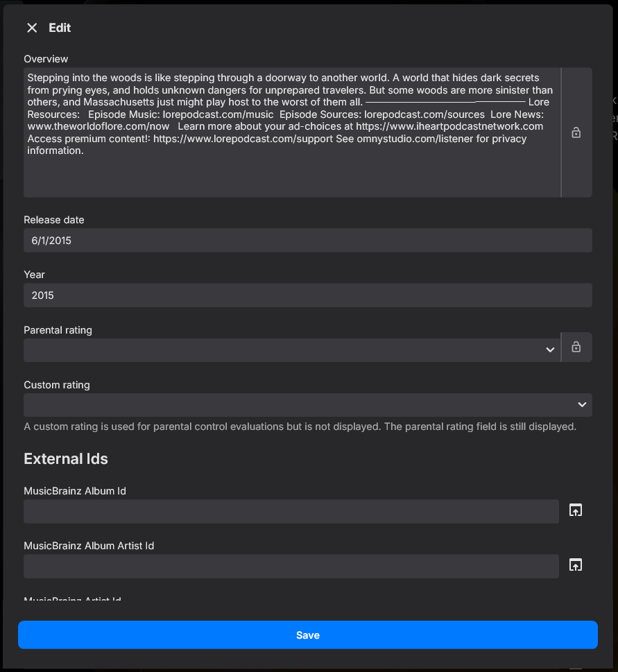 Podcast Sorting Bug (or feature?) - General/Windows - Emby Community
