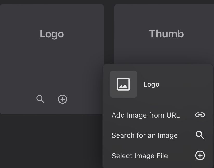 When editing images, it would be helpful to add Backdrops by URL ...