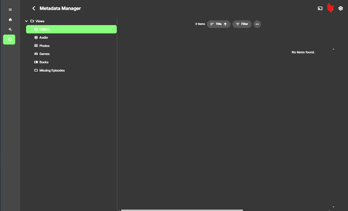 Blank Home screen - General/Windows - Emby Community