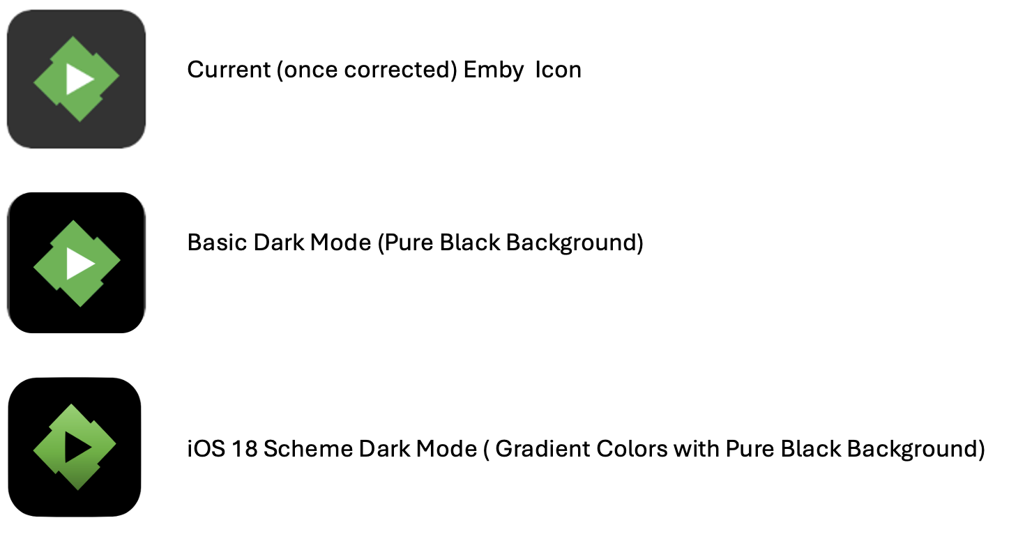 Emby app for Mac Icon Wrong Size - Apple iOS / macOS - Emby Community